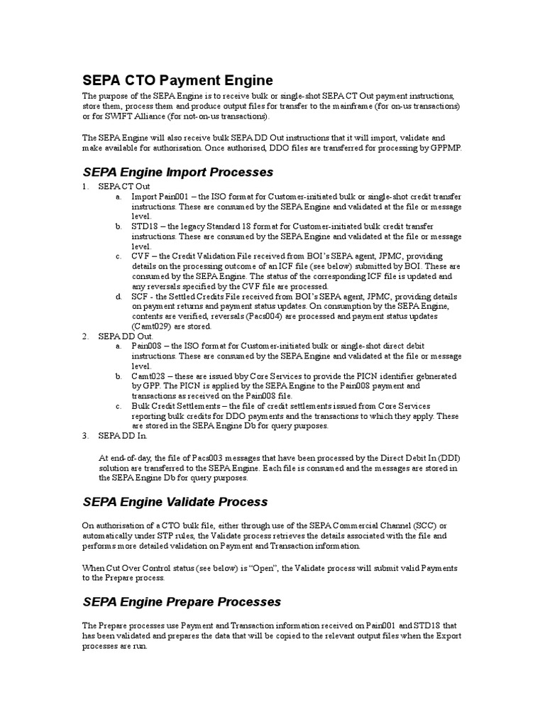 Manage SEPA payments and files | PDF | Debits And Credits | Bookkeeping