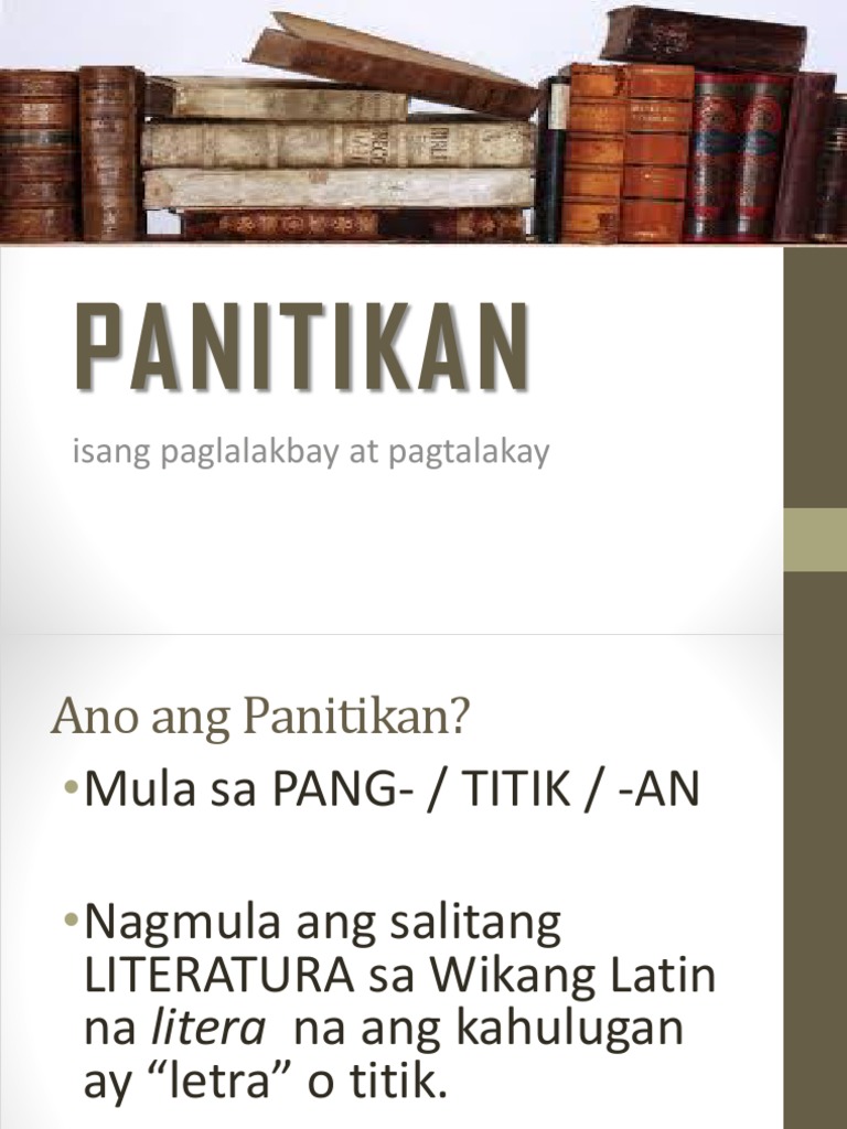 PANITIKAN | PDF