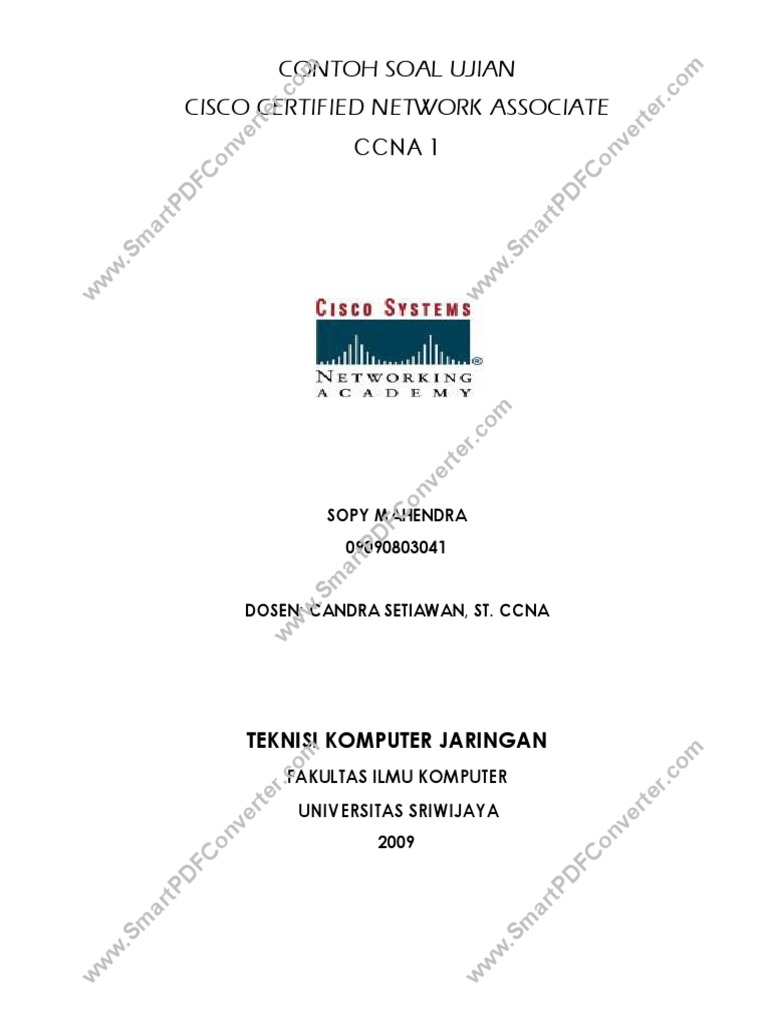 Contoh Soal Ujian Cisco Certified Network | PDF | Computer Network ...