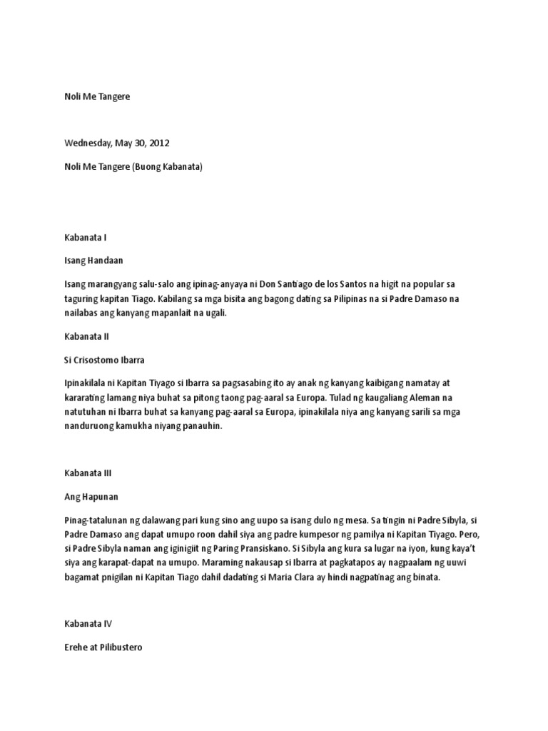 Noli Me Tangere-WPS Office | PDF