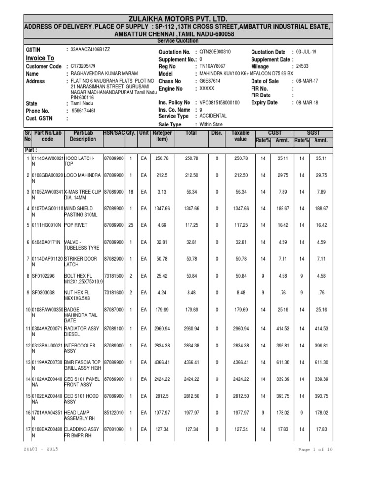 Kuv 100 K6+ D47 | PDF | Anti Lock Braking System | Rear Wheel Drive ...