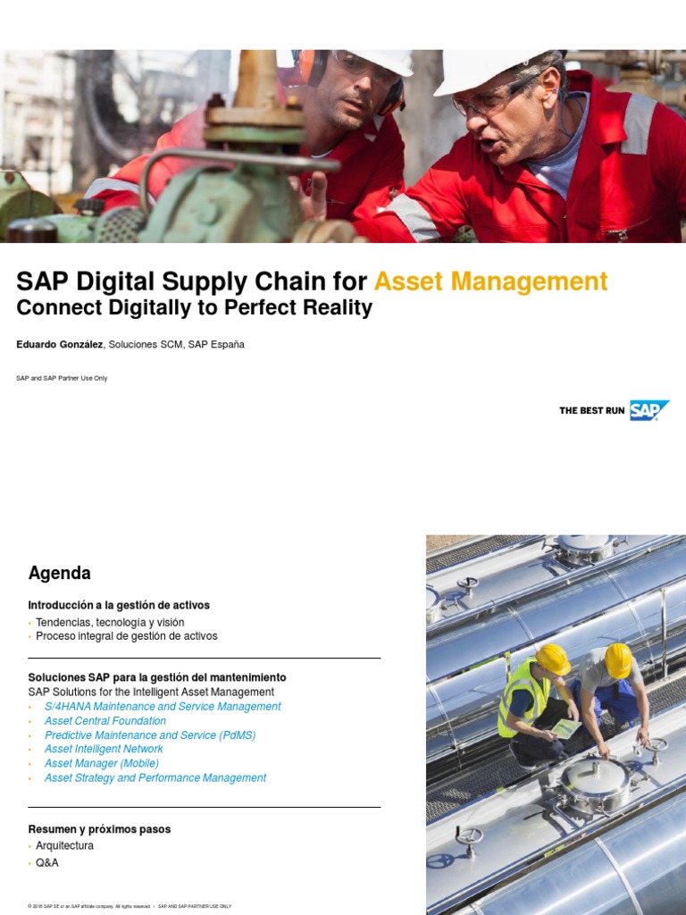 SAP Intelligent Asset Management Infoday 20190628 | PDF | Sap Se | Reliability Engineering