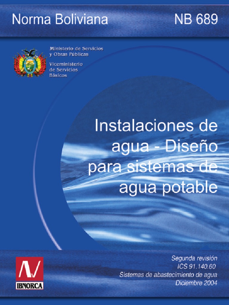 Norma NB689 | PDF | Bomba | Agua potable