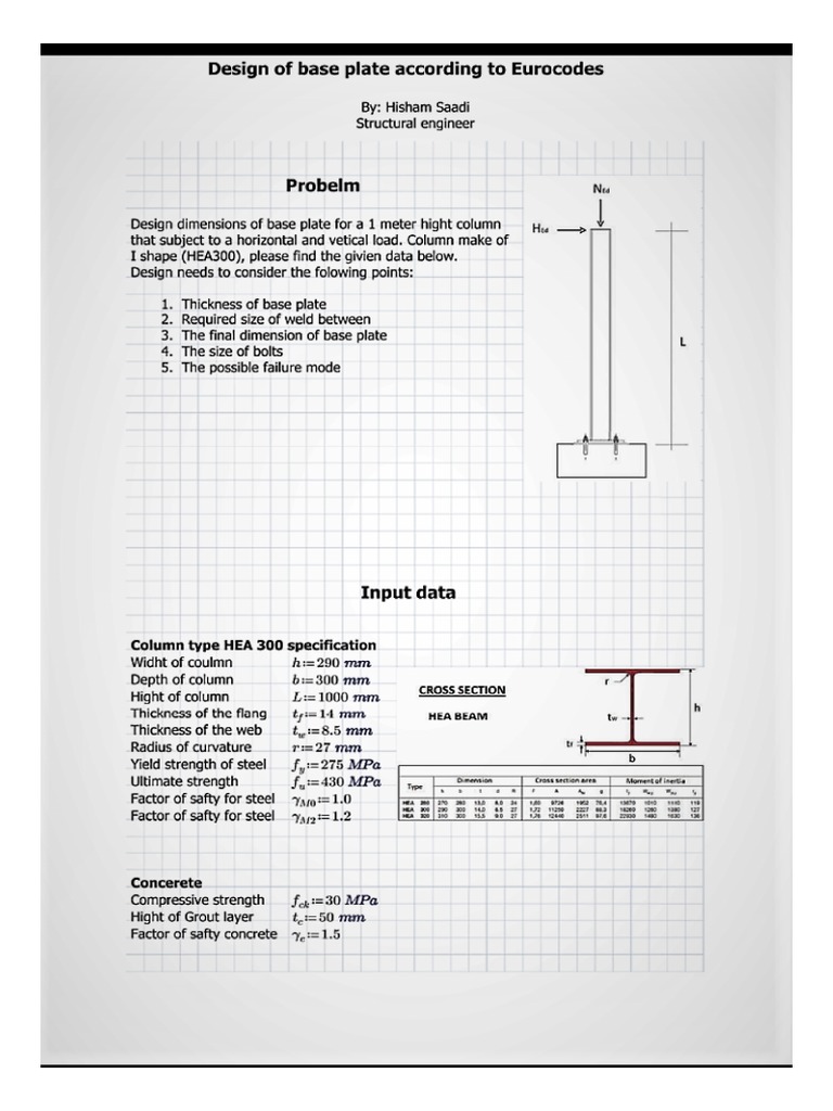 Ec Base Plate Design | PDF