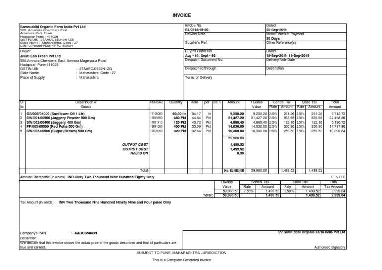 Buyer: Invoice | PDF | Invoice | Taxation