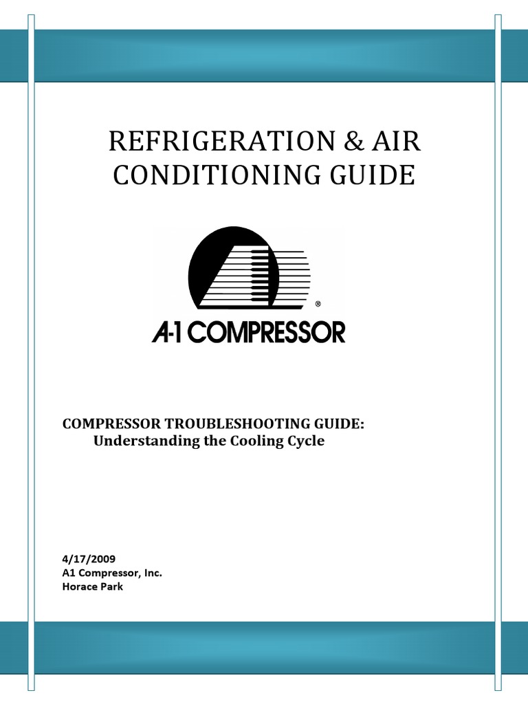 Compressor Troubleshooting Guide | PDF | Air Conditioning | Refrigerator