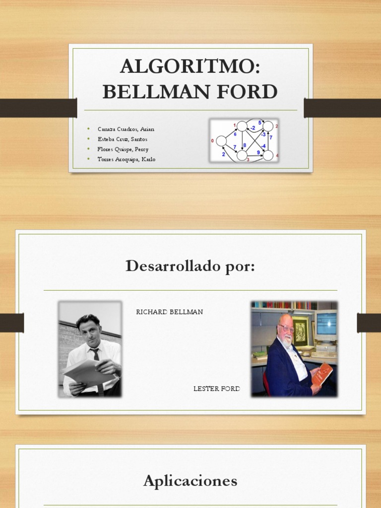 Algoritmo Bellman Ford | PDF
