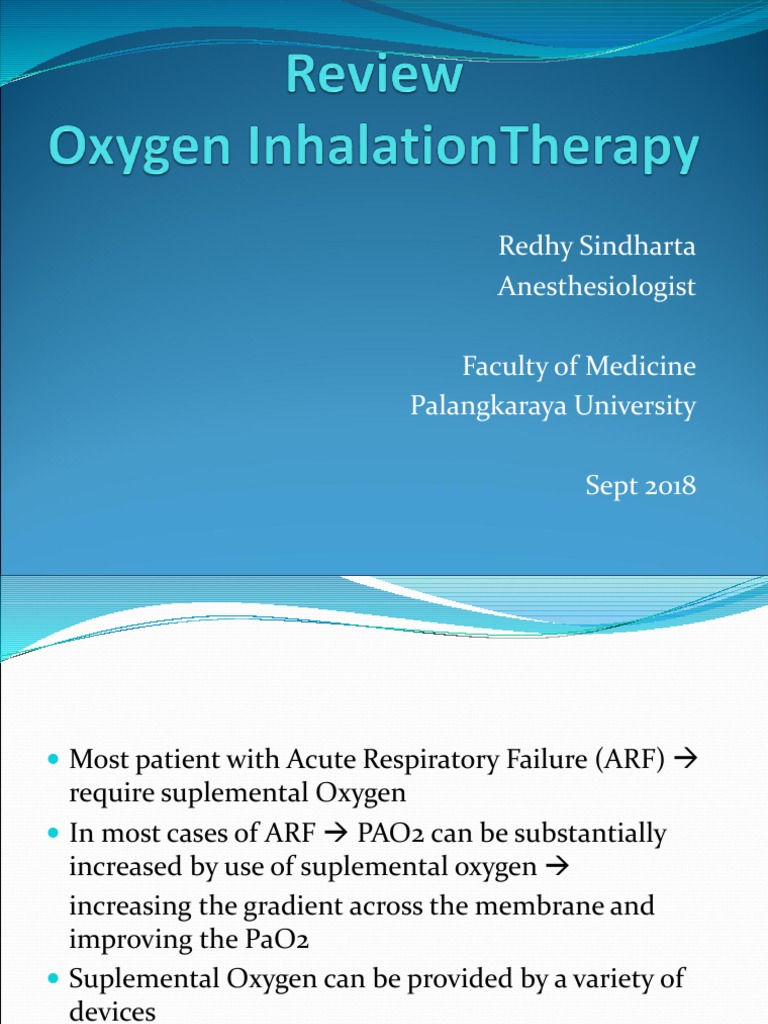 Terapi Oksigen | PDF | Pulmonology | Medical Specialties
