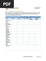 BBS Safety Observation Checklist | PDF | Personal Protective Equipment | Safety