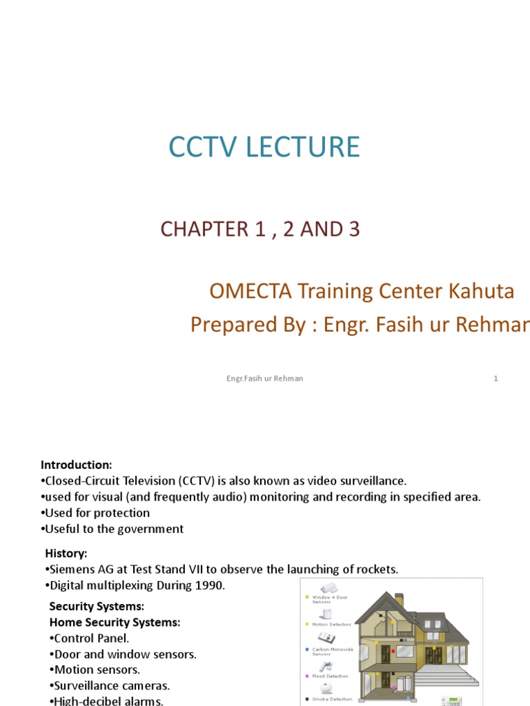 CCTV Systems Overview: Chapters 1-3 | PDF | Closed Circuit Television ...
