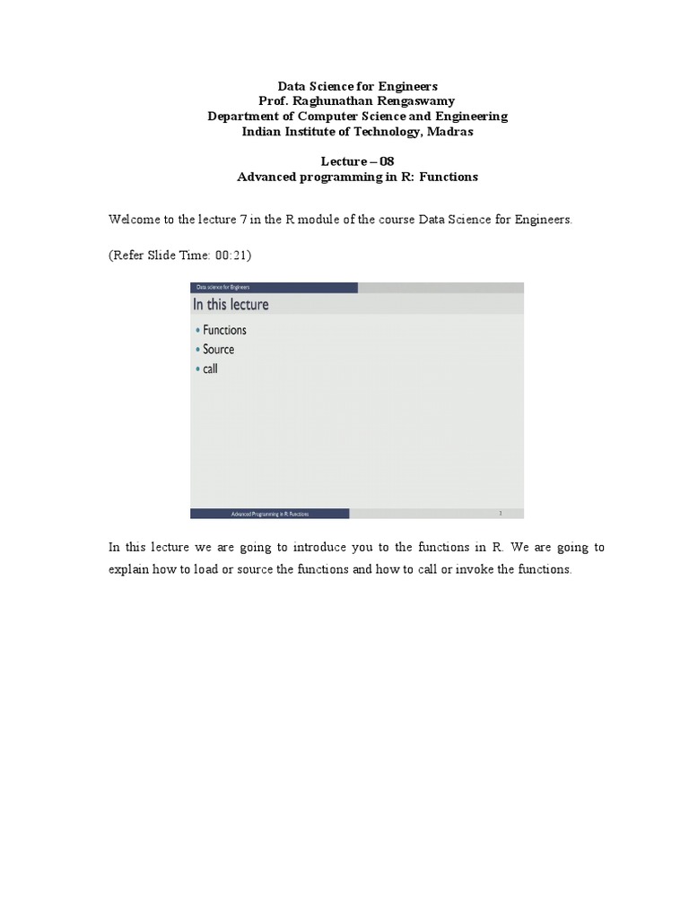 Lec 8 | PDF | Parameter (Computer Programming) | Subroutine
