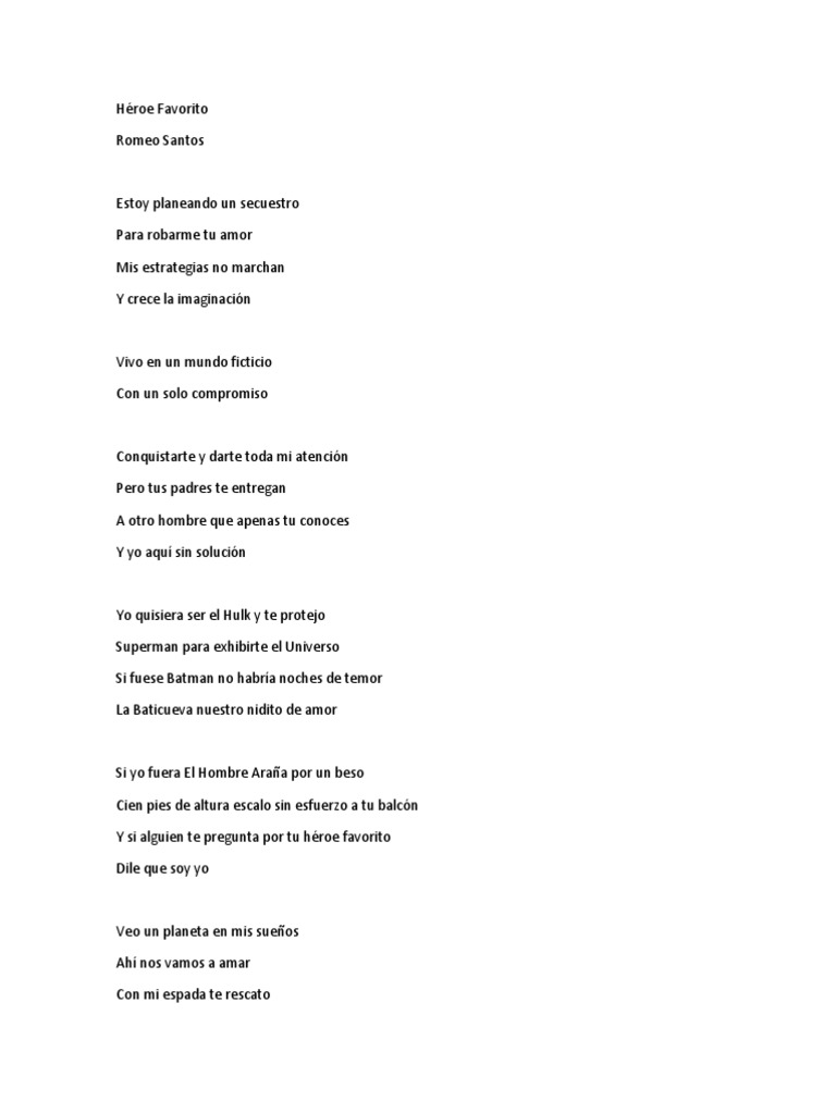 Héroe Favorito | PDF