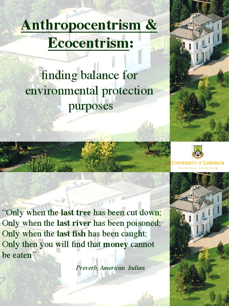 Barouskaya, I. Anthropocentrism and Ecocentrism Finding Balance For ...