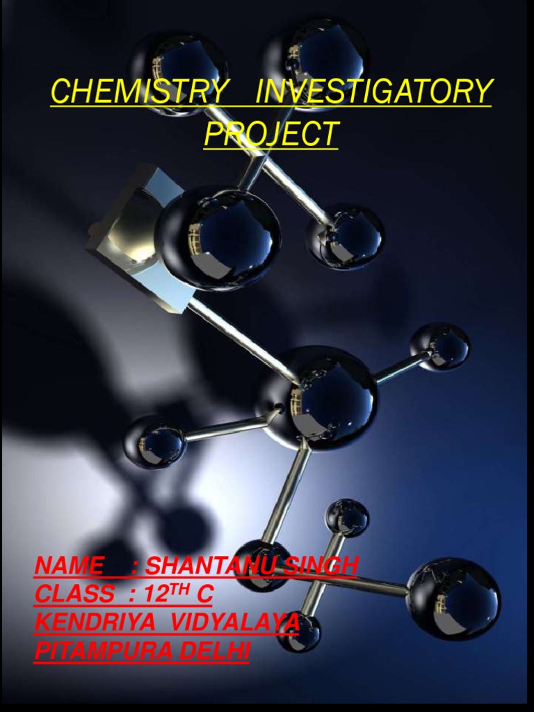 Chemistry Investigatory Project | PDF | Nutrients | Ph