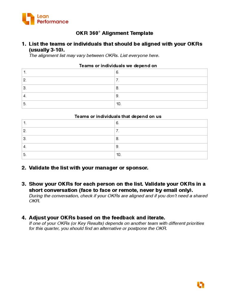 360 Alignment Template EN PDF | PDF