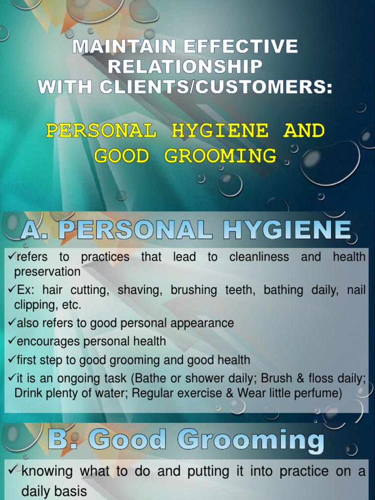 The Essentials of Good Grooming, Hygiene, Etiquette and Professionalism ...