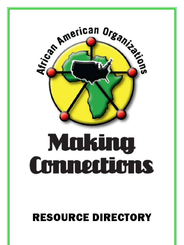 African Americans Making Connections Resource Directory | PDF | Oakland ...
