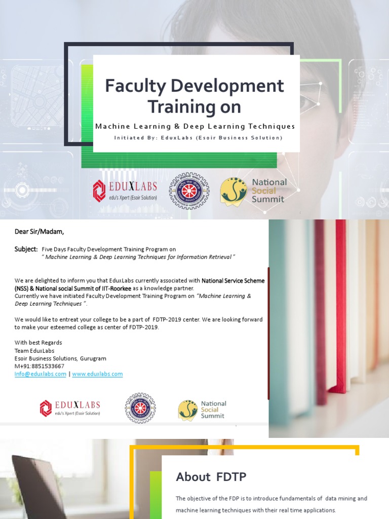 FDP On ML | PDF | Machine Learning | Artificial Neural Network