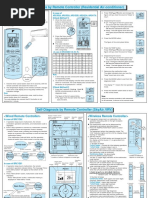 Air Conditioner Remote Control Manual | PDF | Air Conditioning | Remote ...
