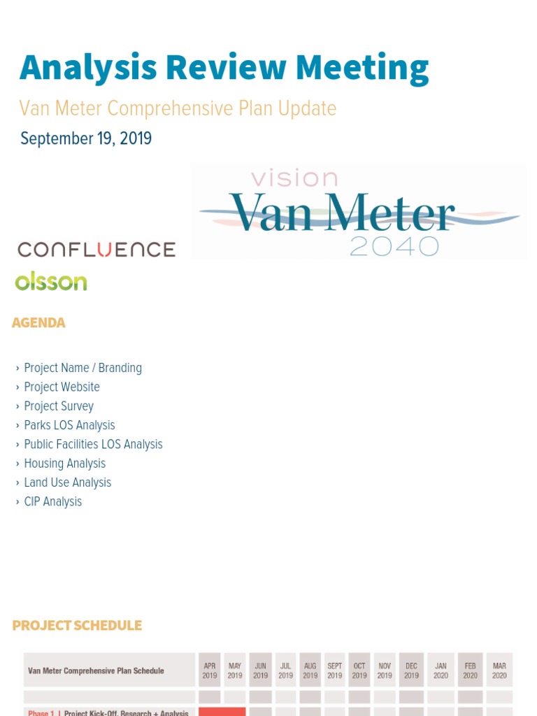 Vision Van Meter - Analysis Review Meeting 2019-09-20 | PDF | Sanitary ...