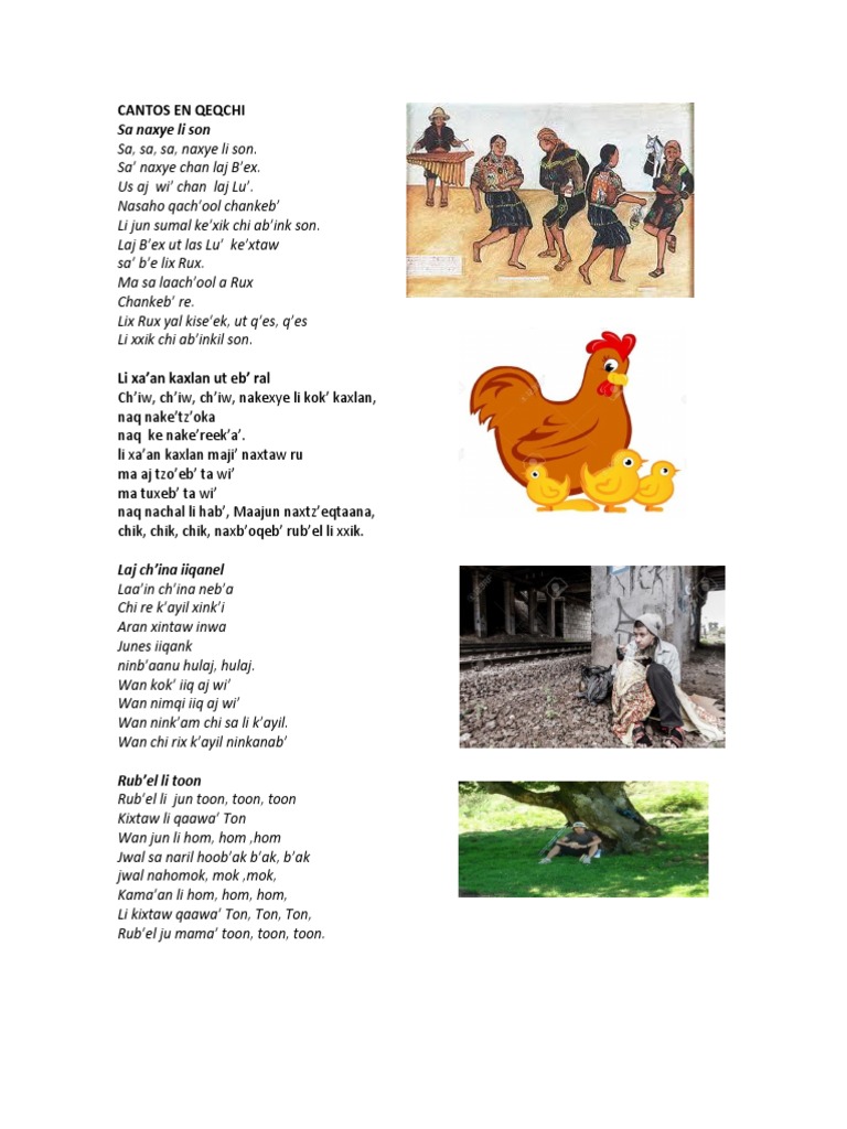 Canciones en Qeqchi | PDF