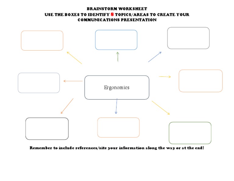 Brainstorm Worksheet | PDF