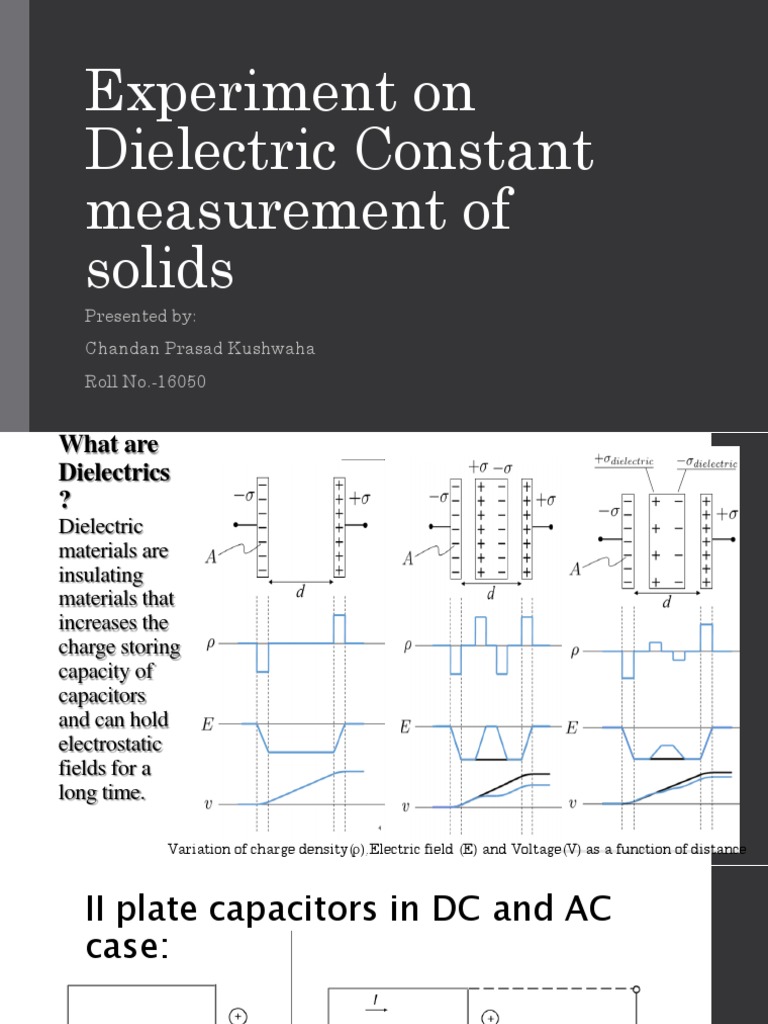 Experiment On Dielectric Constant Measurement of Solidssemicomp | PDF | Dielectric ...