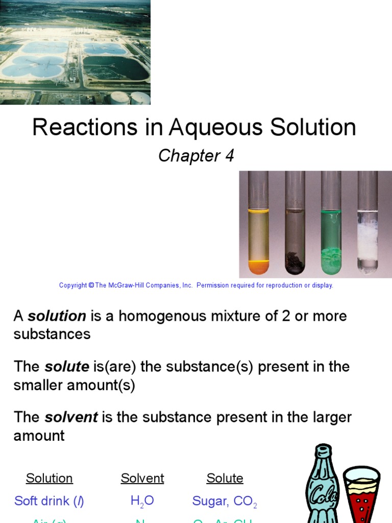 Reactions in Aqueous Solution | PDF | Acid | Redox