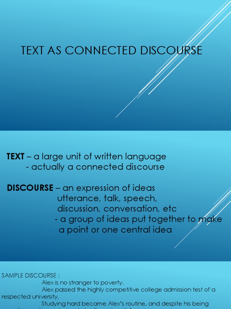 RWSLESSON1 2 | PDF | Discourse | Conversation