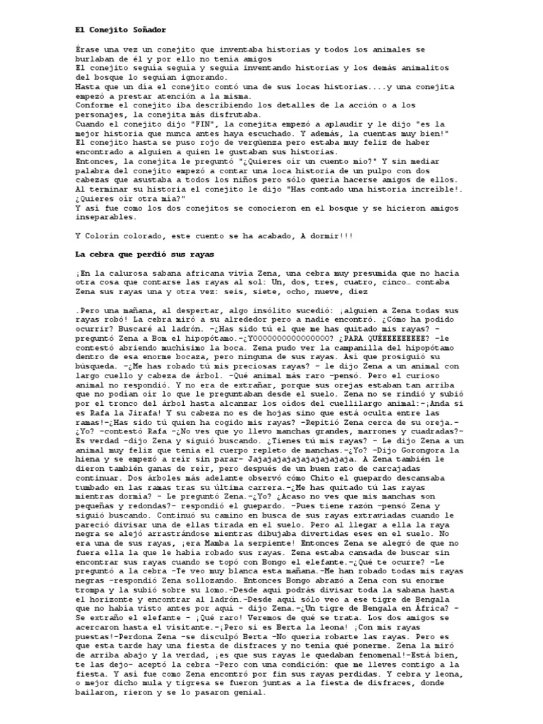 Cuentos para Emma | PDF | Cebra | Luna