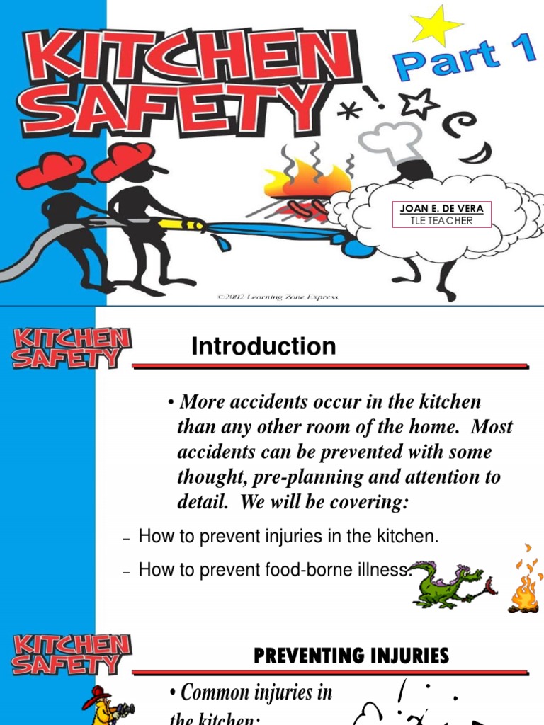 Kitchen Safety 4 | PDF | Cookware And Bakeware | Fires