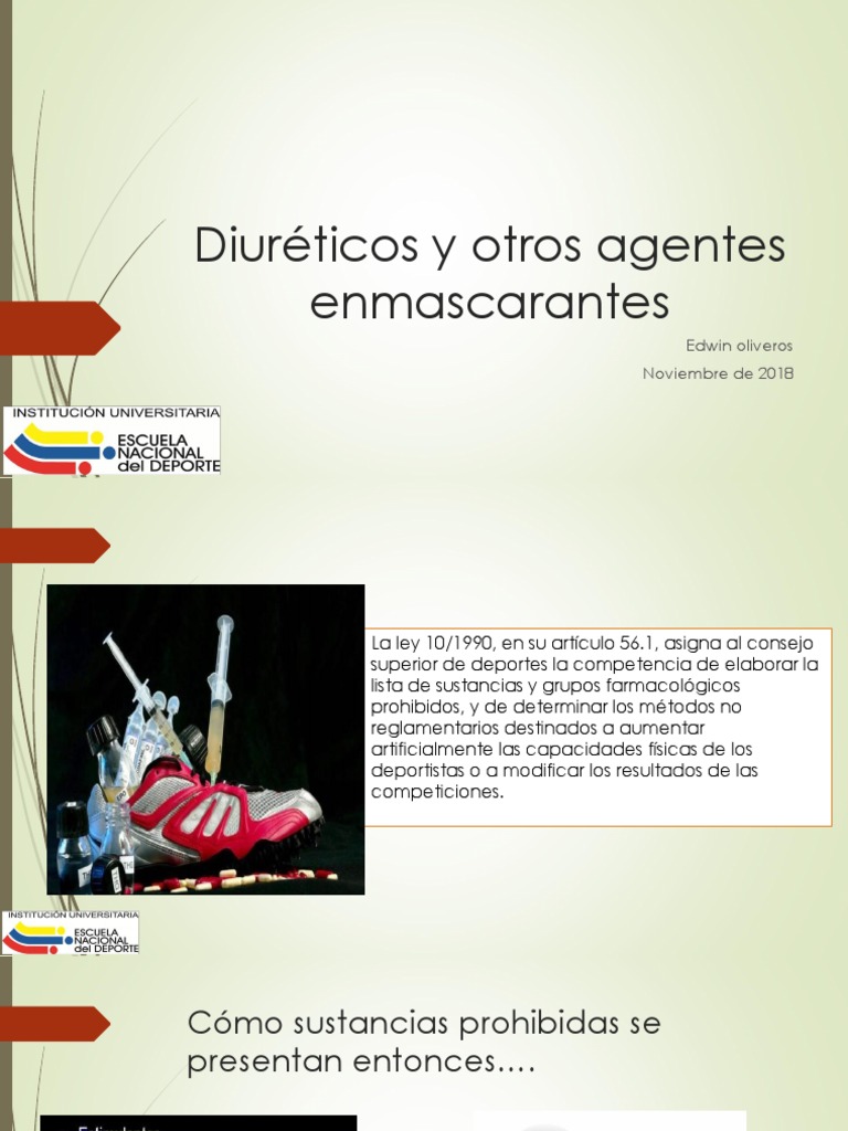 Diuréticos y Otros Agentes Enmascarantes EDWIN OLIVEROS | PDF | Potasio ...