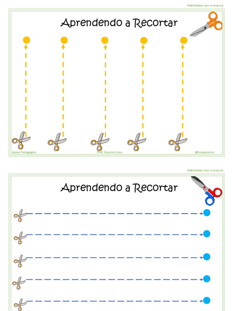 Aprendendo A Recortar | PDF