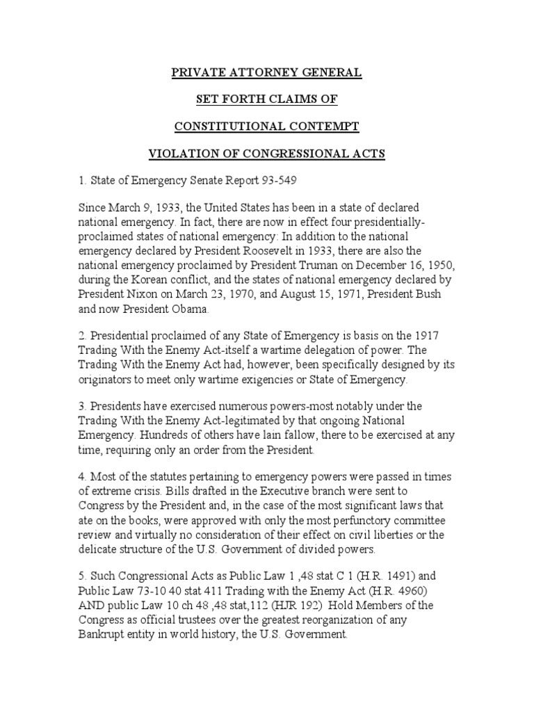 Private Attorney General II | PDF | Federal Government Of The United ...