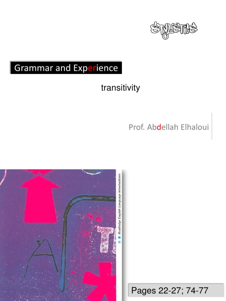 Grammar and Experience-1 | PDF | Subject (Grammar) | Predicate (Grammar)