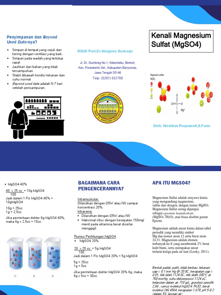 Leaflet MgSO4 Fix - 1 | PDF