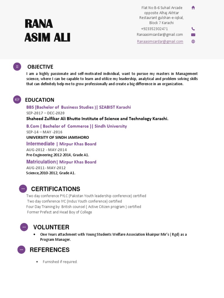 Rana Asim Ali Finance | PDF