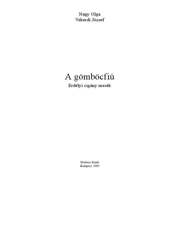 Erdelyi Cigany Mesék | PDF