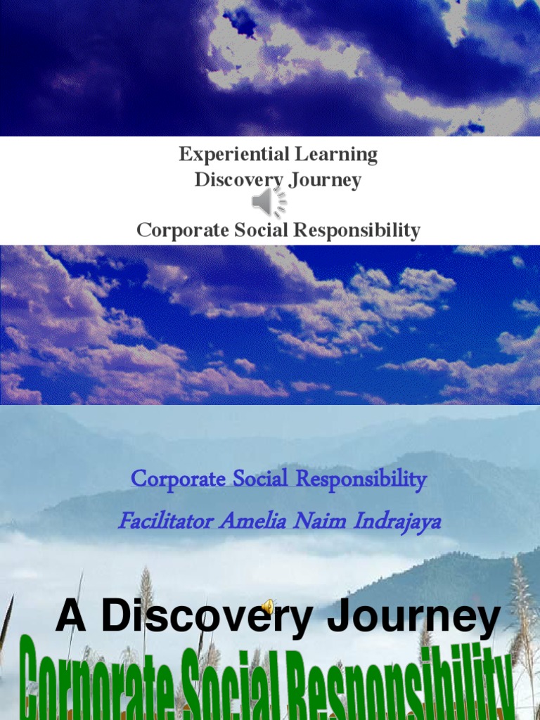 CSR Experiential Learning Journey | PDF