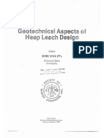 Heap Leach Pad Design and Operations | PDF | Drainage | Soil Mechanics