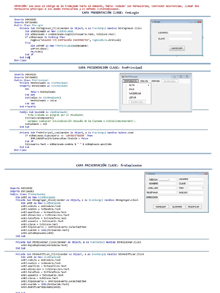 ABM Empleados + Login | PDF