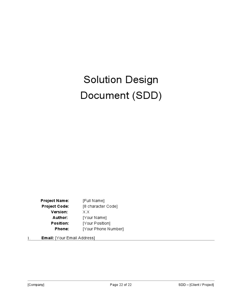 03 SDD Solution Design Document | PDF | Computer Network | Component Based Software Engineering