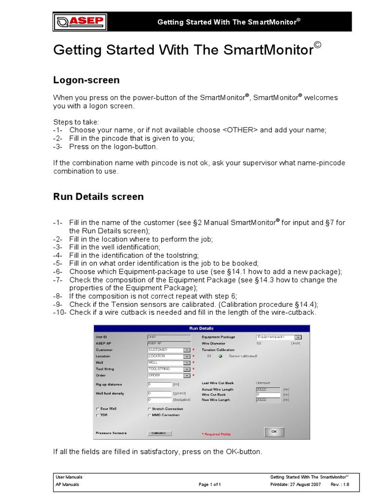 Getting Started With The SmartMonitor | PDF