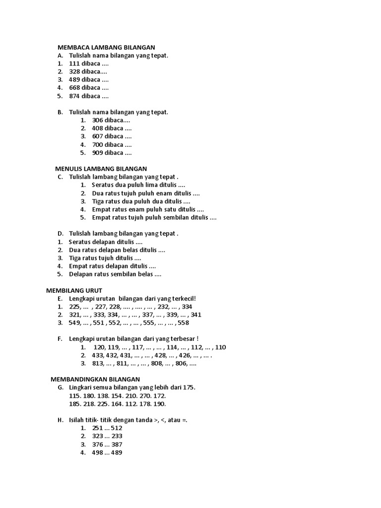 Soal Kelas 2 Eka Arseni | PDF