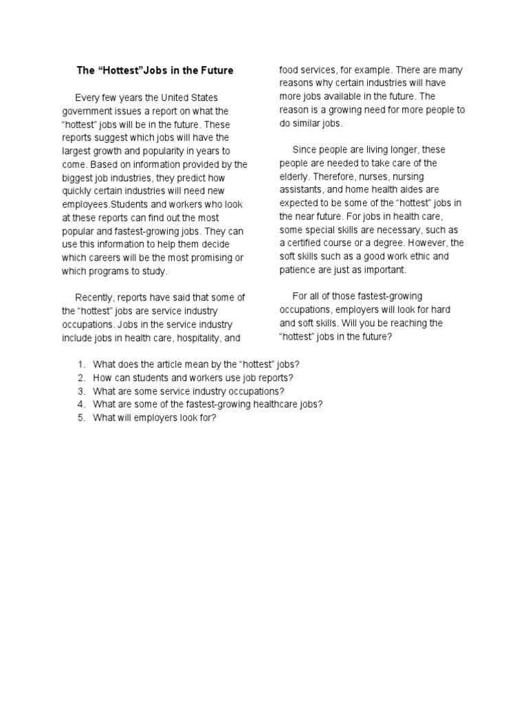 Reading For Future | PDF