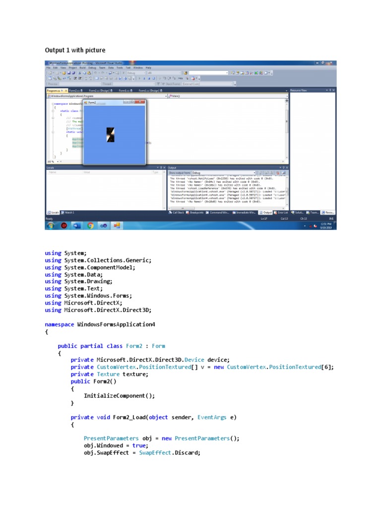 Output With Images 3 Differnt | PDF | Operating System Families | Computing Platforms