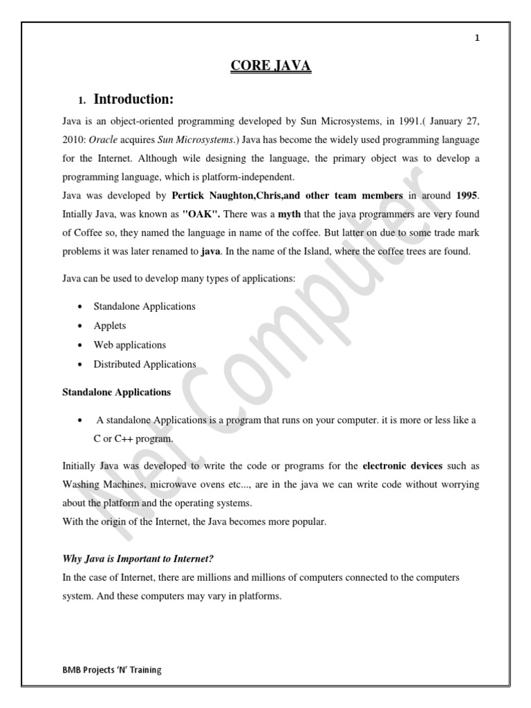Java Pdf Constructor Object Oriented Programming Programming