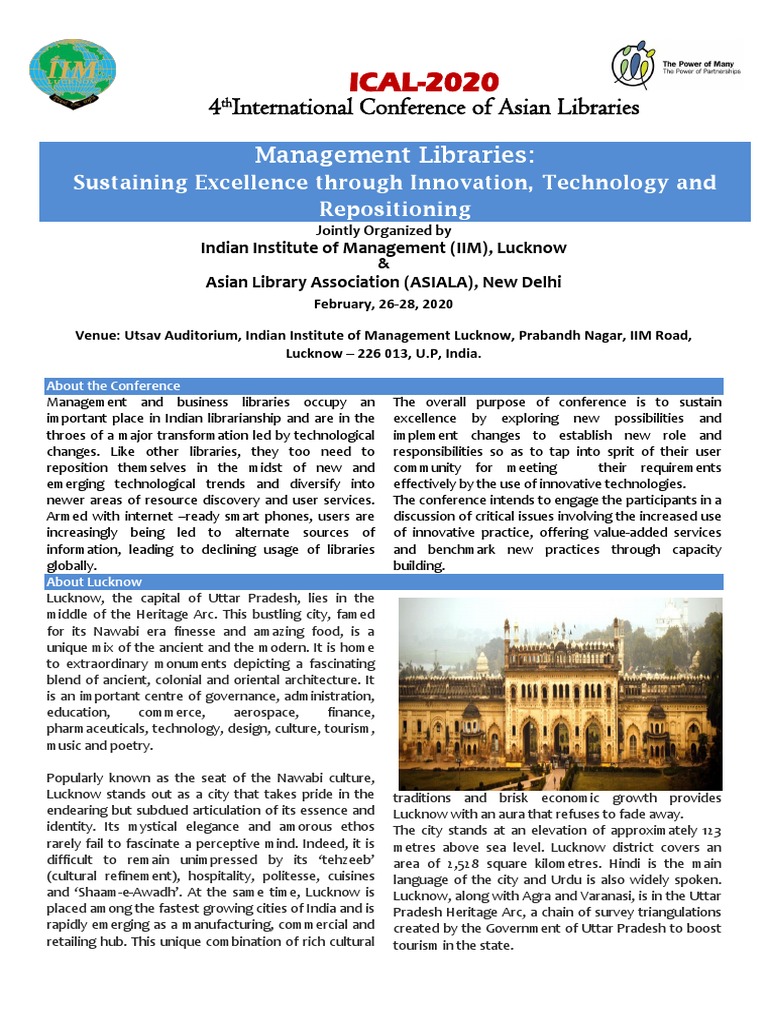 4th International Conference Brochure 2019 IIM-L | PDF | Digital ...
