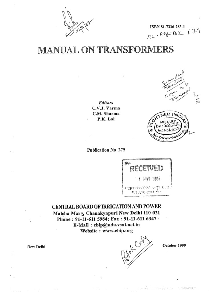Transformer CBIP | PDF