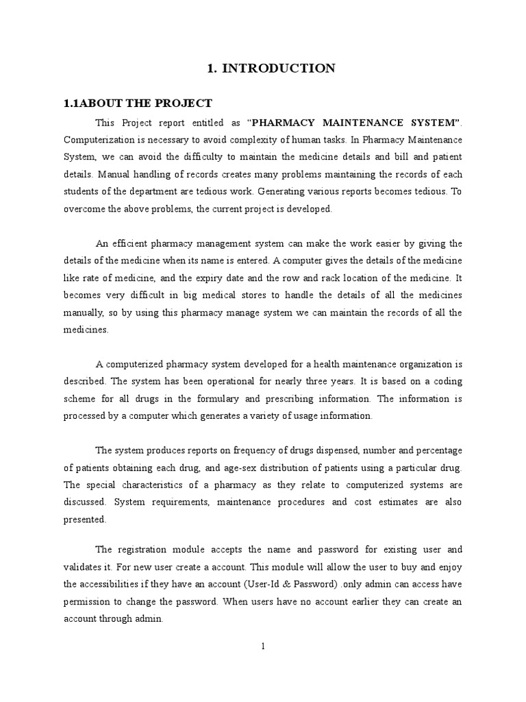 Pharmacy Management Systems | PDF | Software Testing | Basic